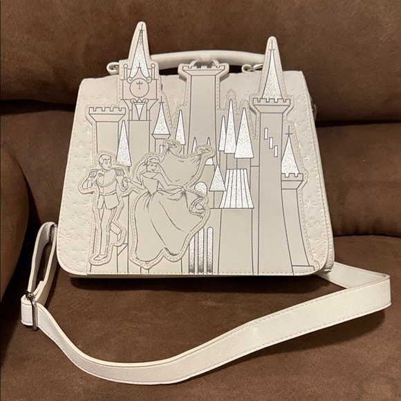 Loungefly | Bags | Loungefly White Castle Shoulder Bag | Poshmark
